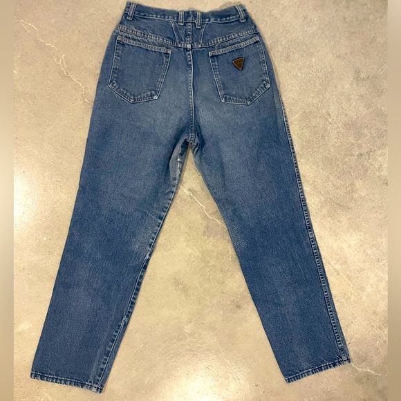 Wrangler | Jeans | Vintage Wrangler Triangle Patch Logo Highrise Jeans ...